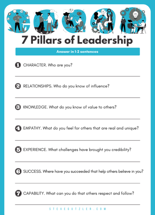 7 Pillars of Leadership - Steve Gutzler