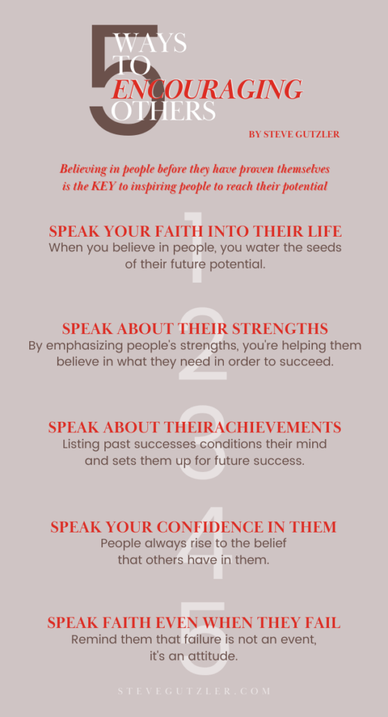 The Secret to Encouraging Leadership - Steve Gutzler